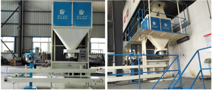 Mesin Pengisian Pelet Beras 3kw Ganda Hopper Otomatis